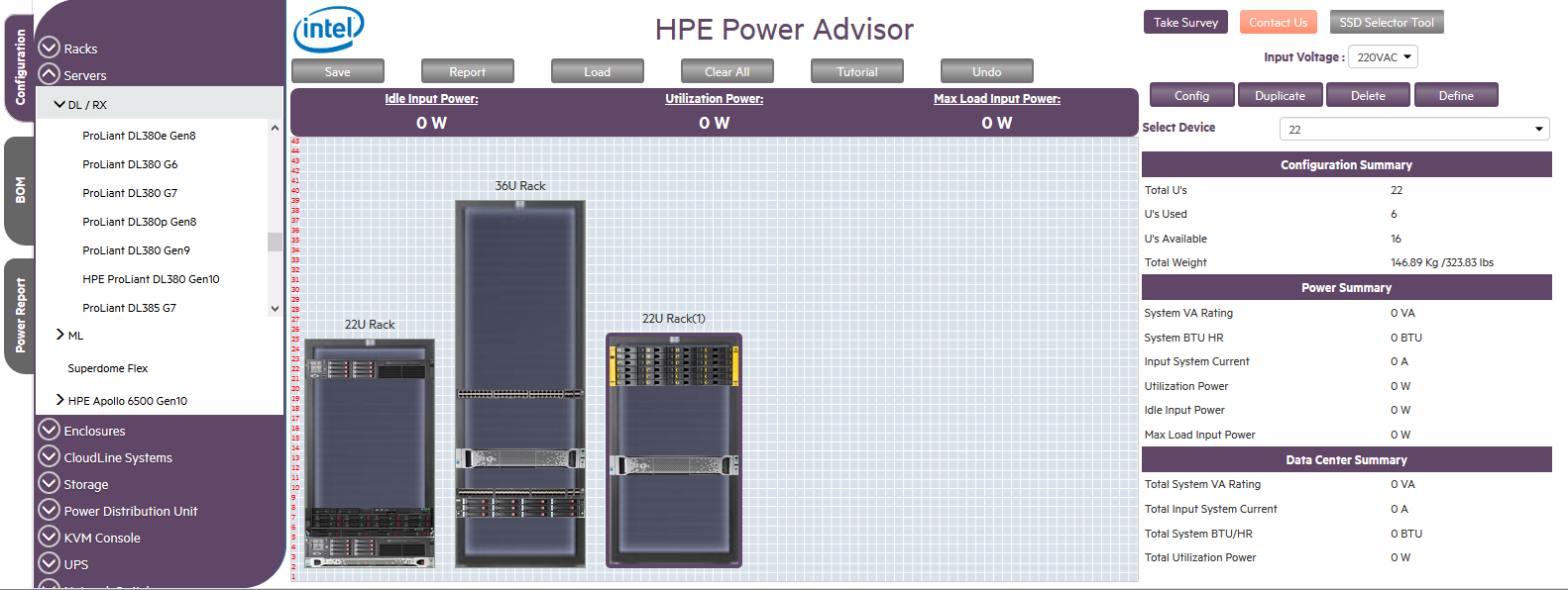 معرفی نرم افزار HPE Power Advisor | سرور سوییچ