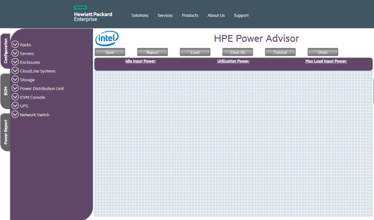 معرفی نرم افزار HPE Power Advisor | سرور سوییچ