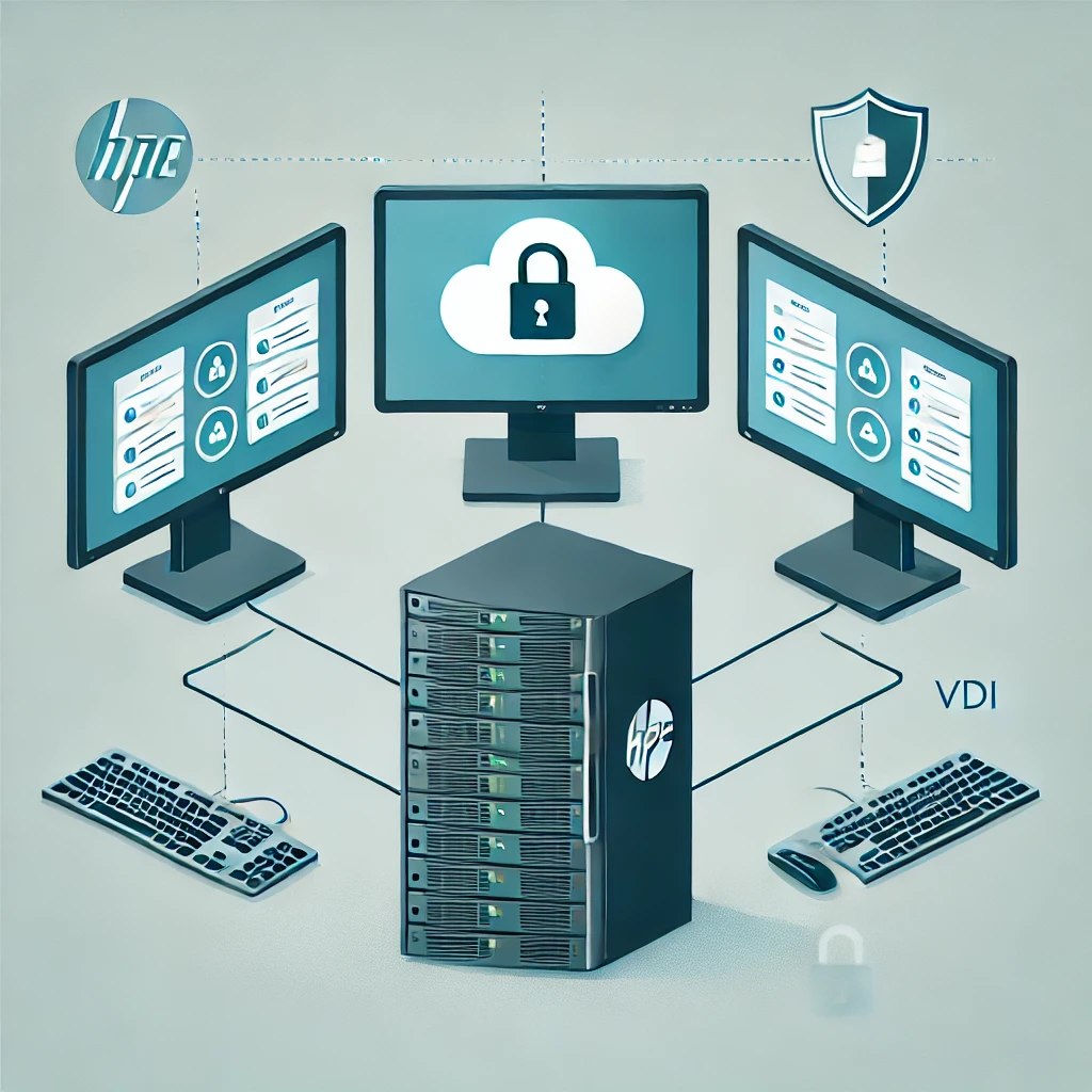 روش‌ها و راه‌اندازی VDI روی سرور HP | سرور سوییچ